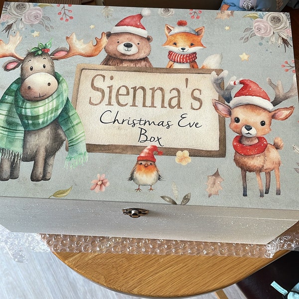 Christmas Eve Box, Personalised Christmas Box, 1st Christmas, Xmas ...