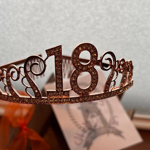 18th Birthday Tiara, 18 Birthday Headband, 18 Birthday Party Tiara ...