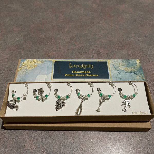 Alchemy Wine Glass Charm, Alchemy Gift, Set Include Following Charms ...
