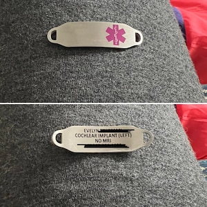 Medical Alert ID Tag Keychain Custom ENGRAVED FREE Plastic - Etsy