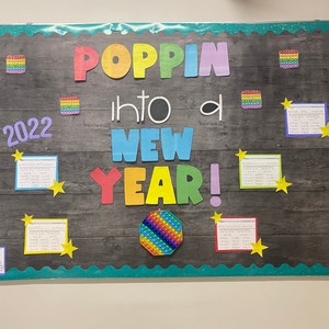 POP IT READING Kit Classroom Bulletin Board Read Across - Etsy