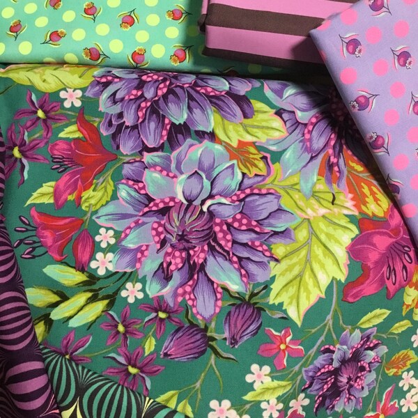 1 Yard Iconic Limp on a Limb Calico Cats CH-72 Charley Harper Organic ...