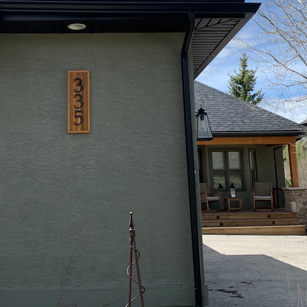 8'' Modern House Numbers, Address Number, Door Number, Avalon Font - Etsy