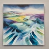 Cornwall Beach Abstract Landscape Seascape Print of the Cornish ...