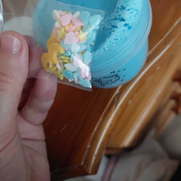 Blue Ocean Slime , Crystal Clear Slime 4/6oz Toy ukslime-gift - Etsy