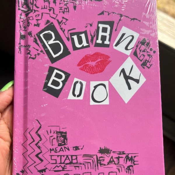 Burn Book Hardcover Journal - Etsy