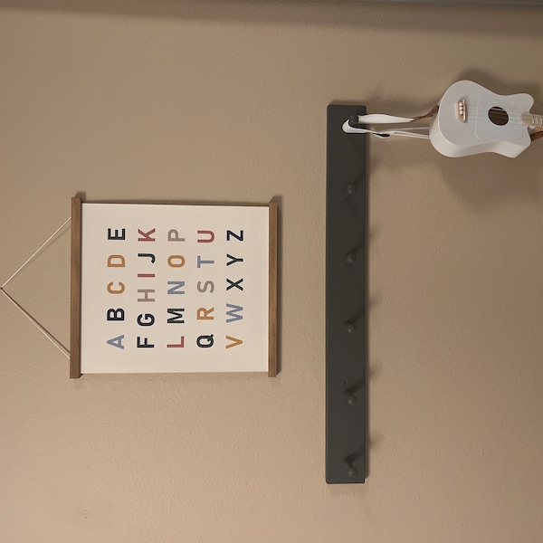 ABC Sign | Alphabet Canvas | Fabric Wall Hanging | Kids Room Decor ...