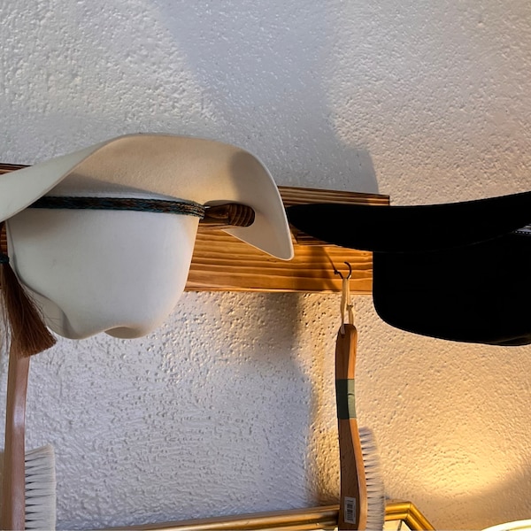 Double Cowboy Hat Rack (horizontal) - Etsy