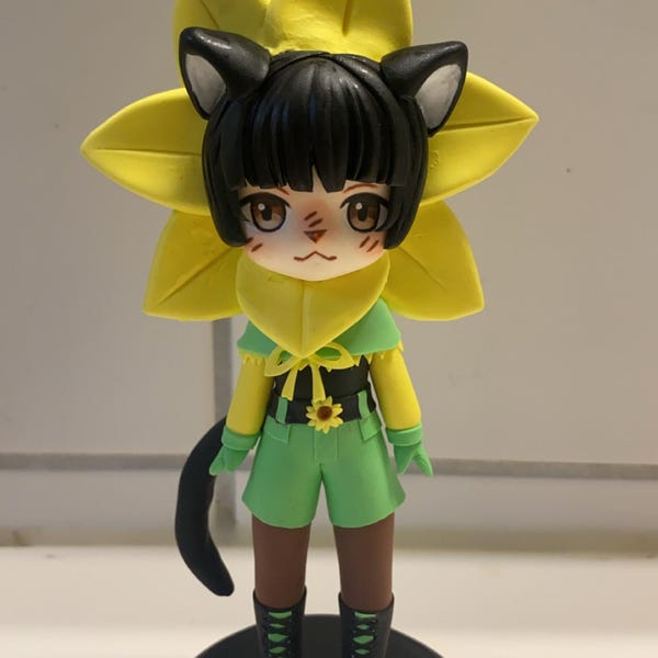 Handmade Head for FFXIV OC Character, With Figma Joint Moveable 11inch ...