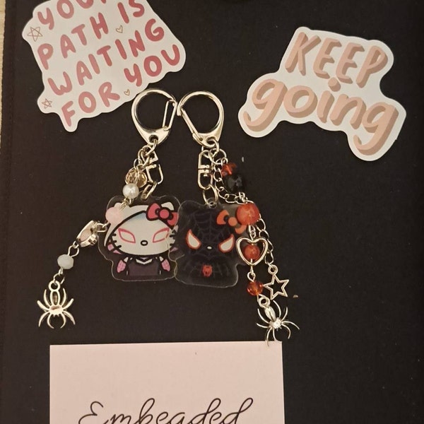 Miles Morales and Gwen Stacy Matching Keychain - Etsy
