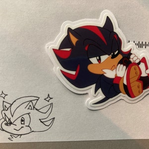 Shadow Sticker Ready and Caffeinated - Etsy