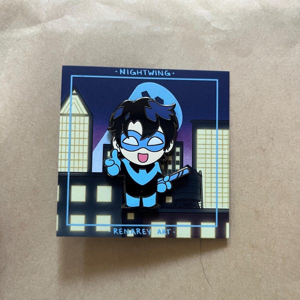 Chibi Heroes Nightwing and Red Hood - Etsy