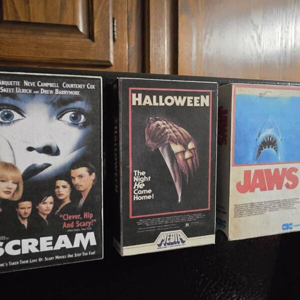 Retro VHS Mini Refrigerator Magnets Modern Recent Horror Movies Classic ...