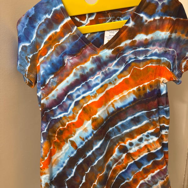Tie Dye Shirt for Women, Crew or Vneck Custom Tye Dye Shirt ...