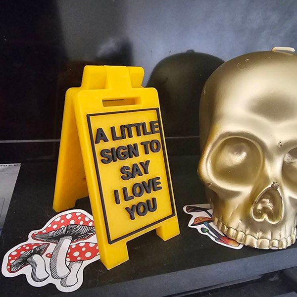 IN A MEETING Mini Floor Sign Custom Colors 3D Printed - Etsy