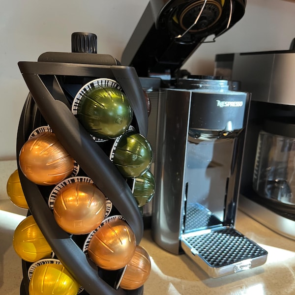 Spiral Nespresso Vertuo Pod Holder. Vertuo Capsule Dispenser Stand ...