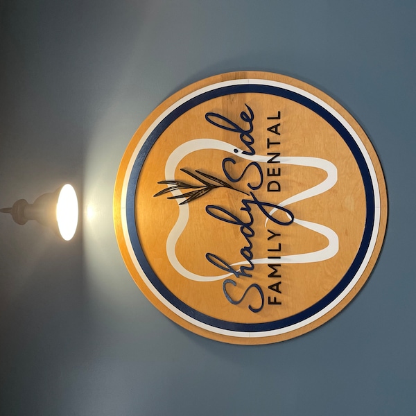 Custom Venue Sign, Storefront Sign, Wedding Venue Logo, Raised 3D Wood ...