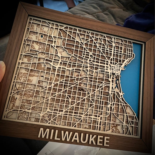 Custom 3D City Map, Laser Cut Wood, Personalized Map Art, Anything on ...