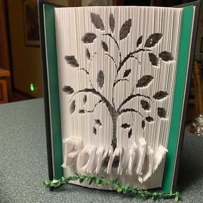 Family Tree Multilayer Book Folding Pattern - Etsy