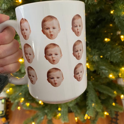 Faces Mug, Custom Face Mug, Funny Photo Mug, Custom Mug, Personalized ...