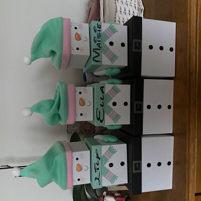 Kids Christmas Eve Box Personalised Customised Stacking Gift Boxes ...