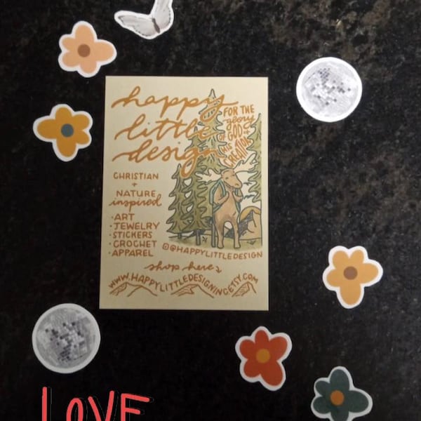 Mini Vintage Flower Sticker Pack of 5 | Waterproof 1/2 Inch Stickers ...