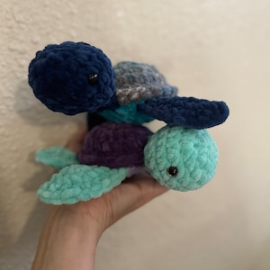 No Sew Sea Turtle Amigurumi Crochet - Etsy