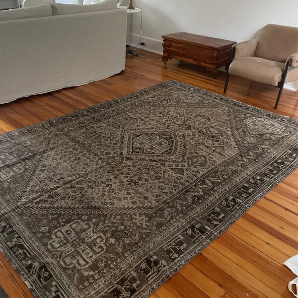 5x10 Vintage Persian Rug Runner Tillie 5x10 Handwoven Wool Carpet for ...