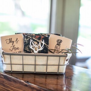 Custom Printed Wedding Can Huggers Personalized Party Favors | Etsy