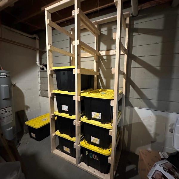 Ultimate 2x4 Sliding Tote Storage Plans - Easy DIY Plans All Sizes - Etsy