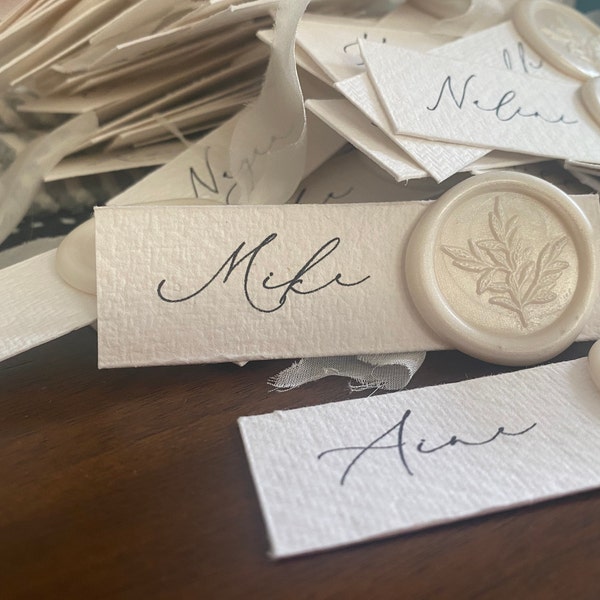 Small Name Tags - Small Place Cards - Table Name Cards - Etsy