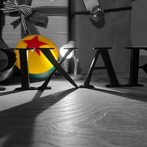 Pixar Playable Set 3D Printed Logo Pretend Play Pixar Letters Luxo Lamp ...