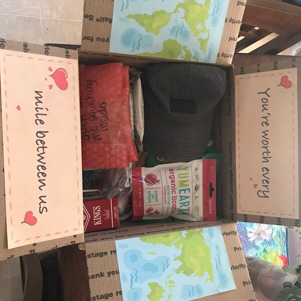Long Distance Care Package for Boyfriend / Overseas Deployment Survival ...