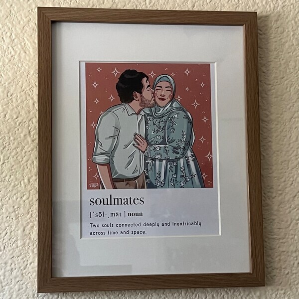 Personalized Portrait With Custom Background - Custom Illustration for ...