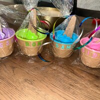 Block Themed Sensory Kit Party Favor, Play Doh Favor, Building Block ...