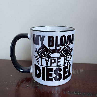 Mechanic Cut Files, Diesel Mechanic Trucker T-shirt My Blood Type is ...