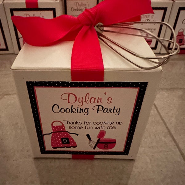 Cooking Party Favors | Baking Party Favor | Kids Baking Party | Custom ...
