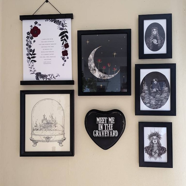 Moon Maiden - Fine Art Print - Full Moon Magick - Witchcraft - Pagan ...