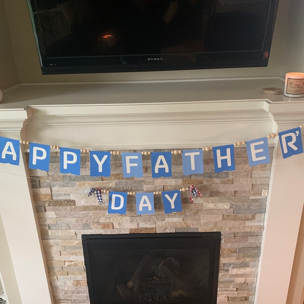 Printable Father’s Day Banner Pdf, Happy Father’s Day Banner, Instant ...