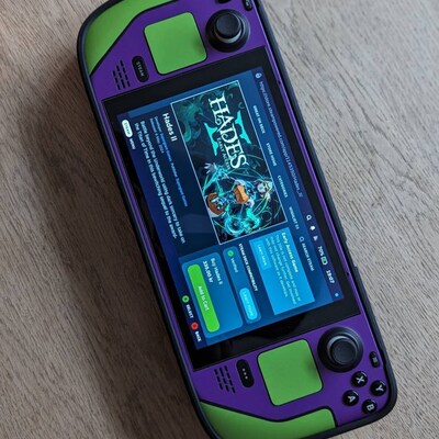 Signature Pastel Series Steam Deck Skin, Purple Lavender Pink Yellow ...