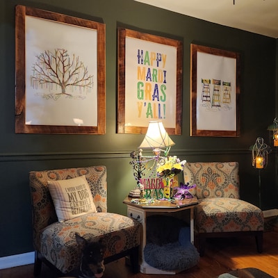 Gold and Black, Who Dat, NOLA, Saints, Poster, New Orleans, Louisiana ...