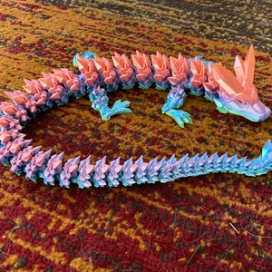 3D Printed Articulated Snake BOA Design by Cinderwing3d - Etsy