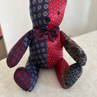 Memory Necktie Bear - Etsy