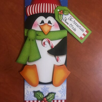 Penguin Candy Bar Wrapper, Penguin Candy Wrapper, Christmas Candy Bar ...