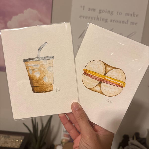 Pink Fig Illustration, Fruit Wall Art, Colorful Art, Handdrawn ...