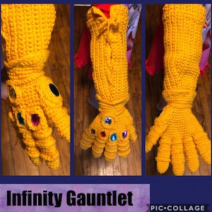 Infinity Gauntlet PDF Crochet Pattern Instant Download Inspired by ...
