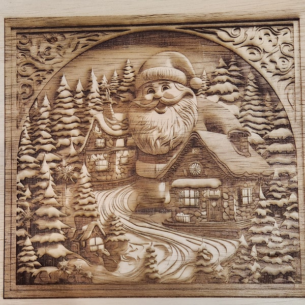 3D Illusion | Laser Burn PNG Digital File | Perfect for Engraving ...