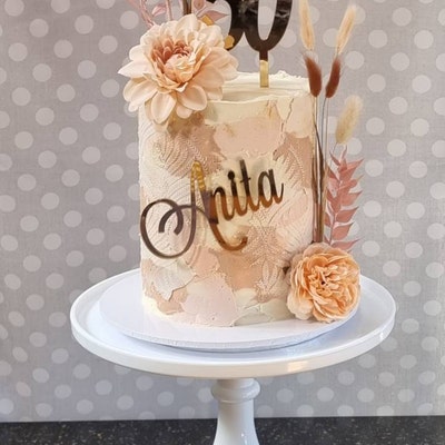Custom Age Cake Topper Personalised Age Cake Topper - Etsy