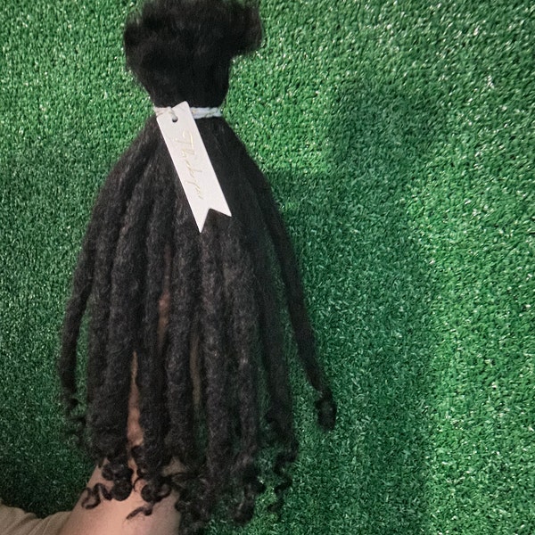 100% Human Hair Loc Extensions - Etsy