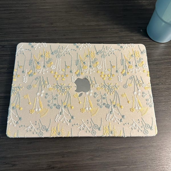 Boho Woven Fancy Yarn MacBook Hard Case Cover for MacBook Air 13 ...